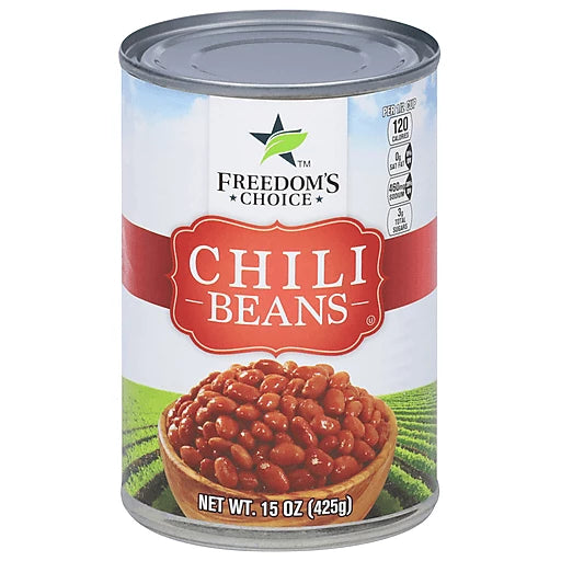 FREEDOM'S CHOICE CHILI BEANS 15 oz (12) – EEA Oslo